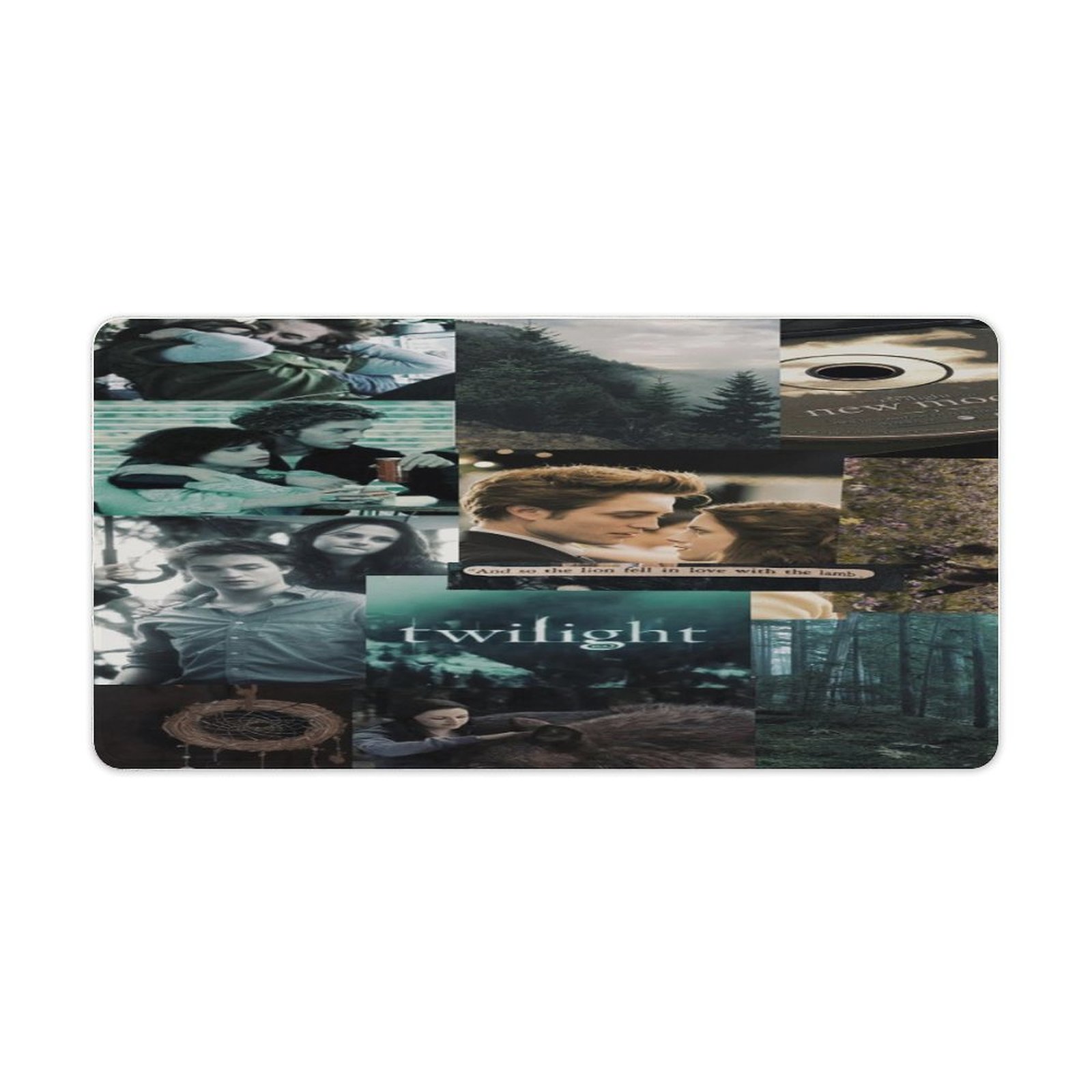 Twilight Saga Large Gaming Mouse Pad for Laptop Computer Rubber Edge ...