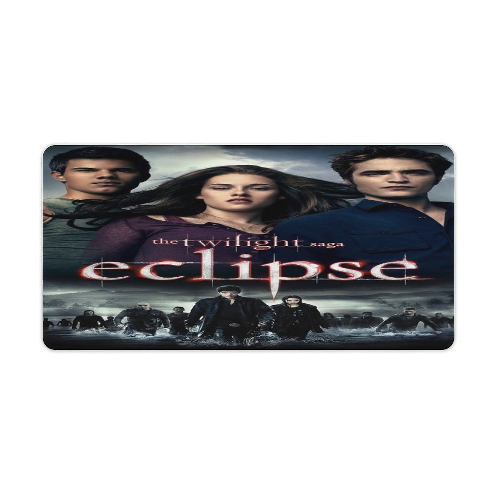 Twilight Saga Large Gaming Mouse Pad for Laptop Computer Rubber Edge ...