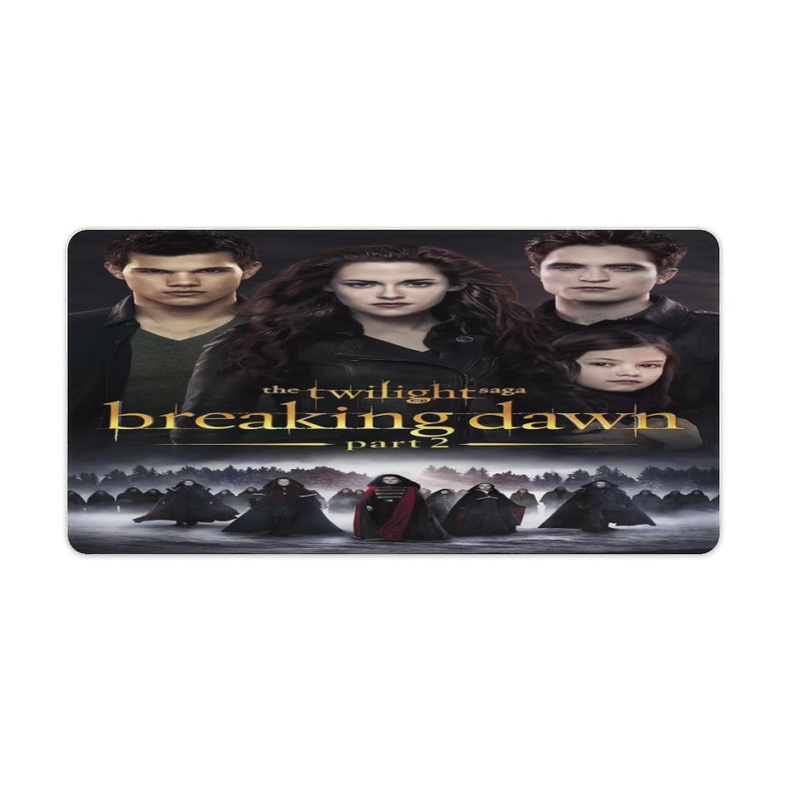 Twilight Saga Large Gaming Mouse Pad for Laptop Computer Rubber Edge ...