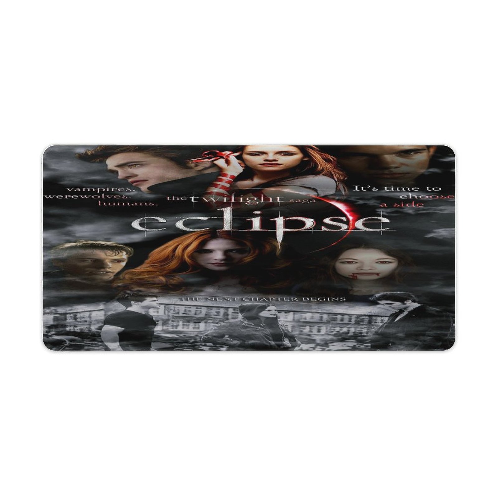 Twilight Saga Large Gaming Mouse Pad for Laptop Computer Rubber Edge ...