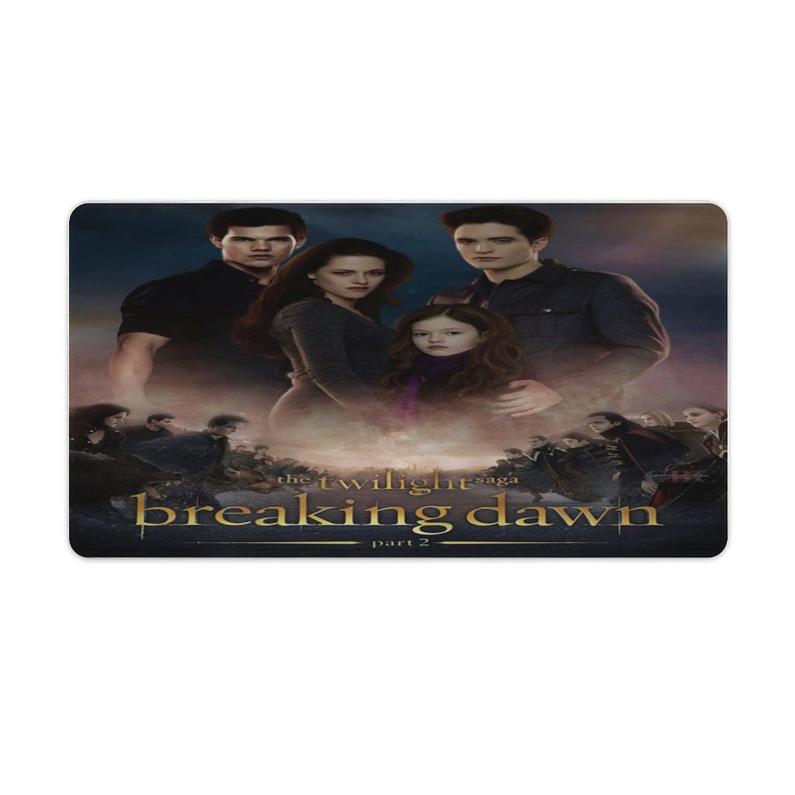 Twilight Saga Large Gaming Mouse Pad for Laptop Computer Rubber Edge ...