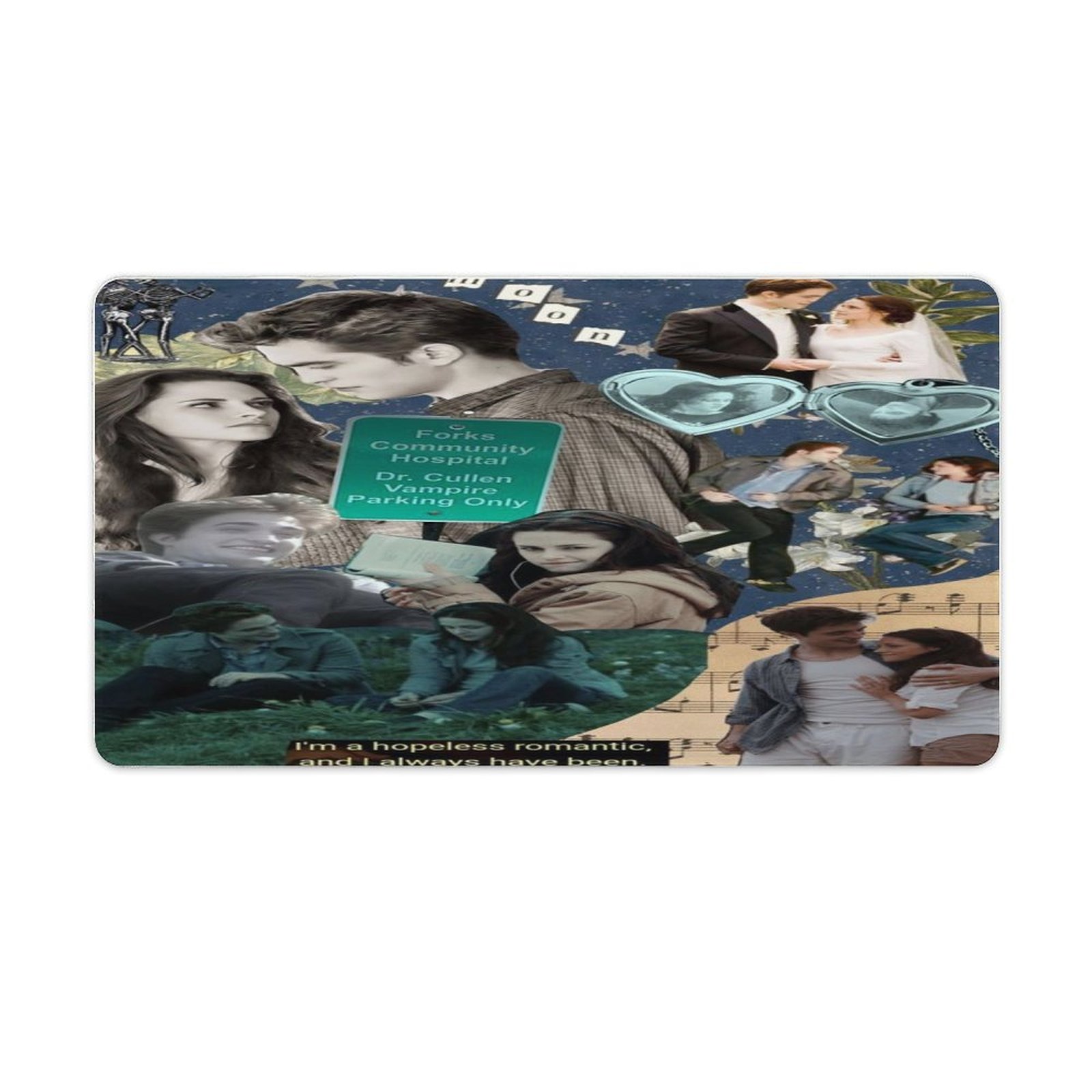 Twilight Saga Large Gaming Mouse Pad for Laptop Computer Rubber Edge ...