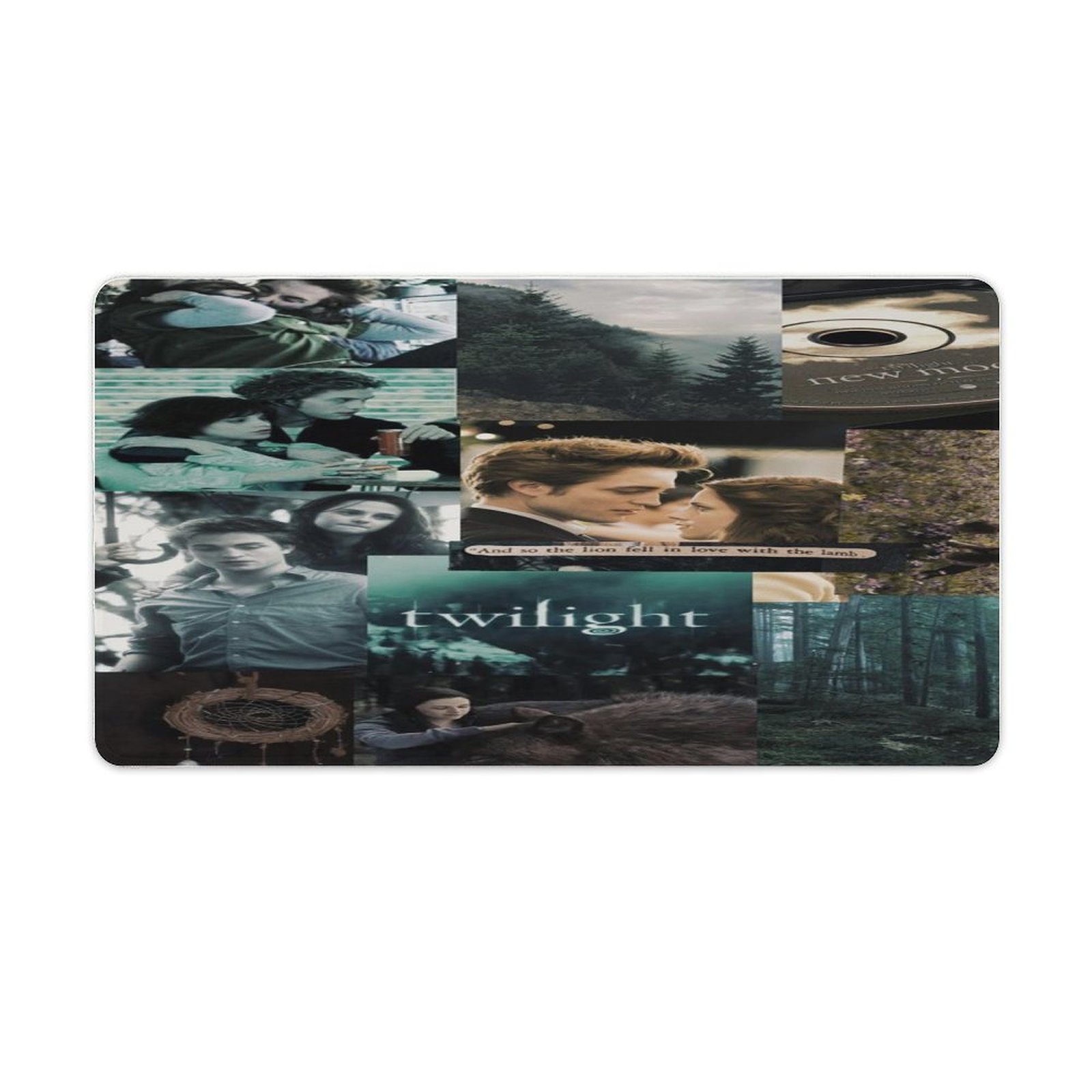 Twilight Saga Large Gaming Mouse Pad for Laptop Computer Rubber Edge ...