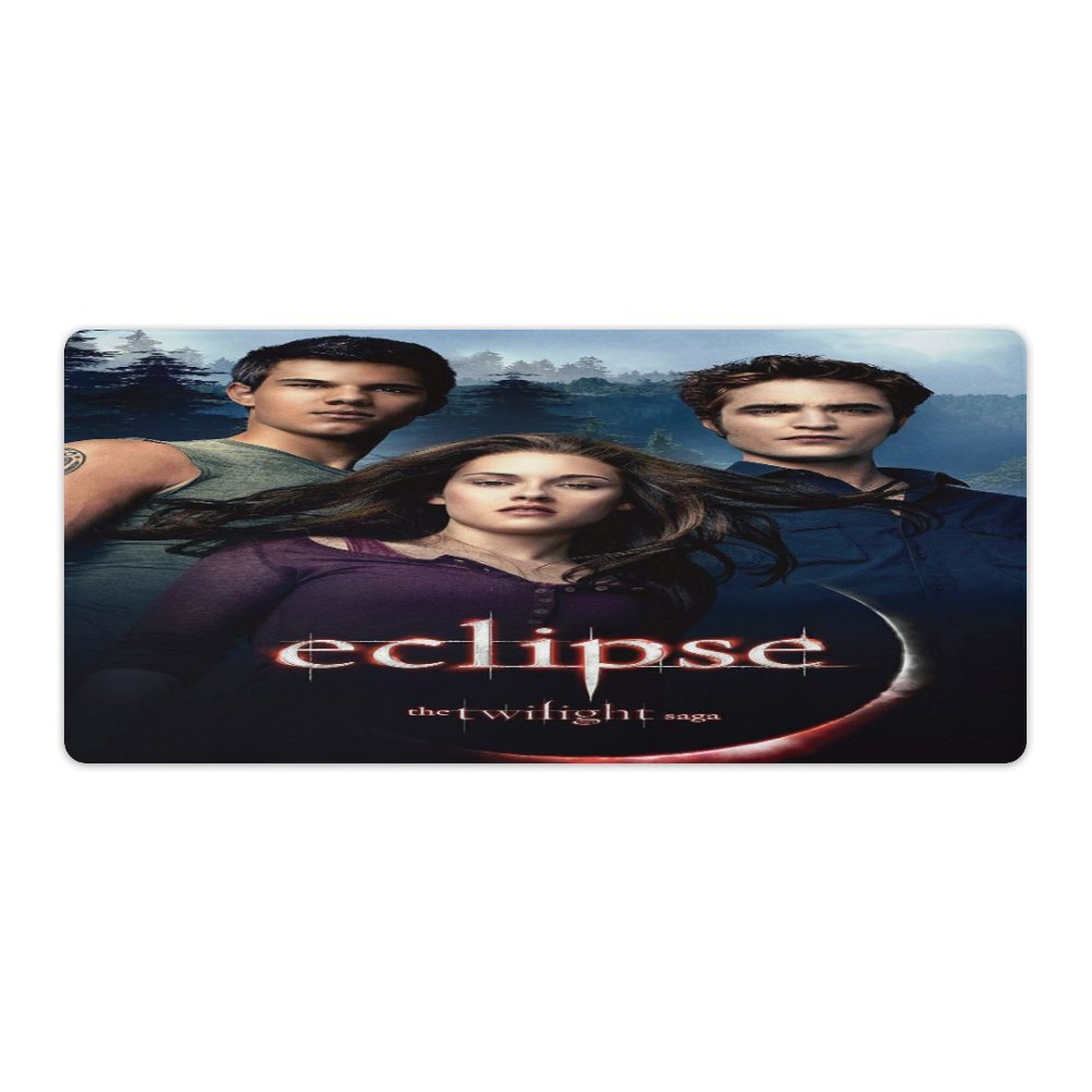 Twilight Saga Large Gaming Mouse Pad for Laptop Computer Rubber Edge ...