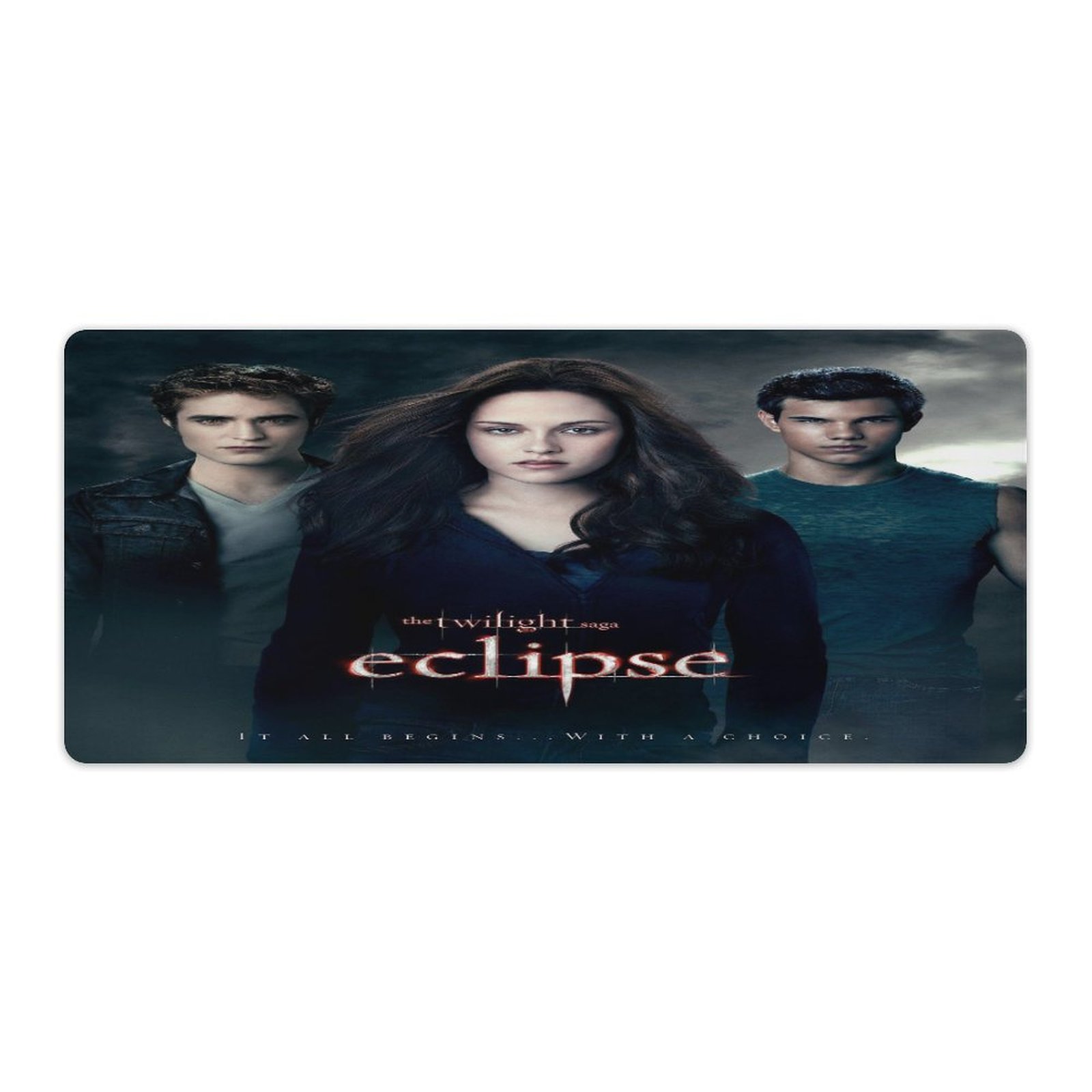 Twilight Saga Large Gaming Mouse Pad for Laptop Computer Rubber Edge ...