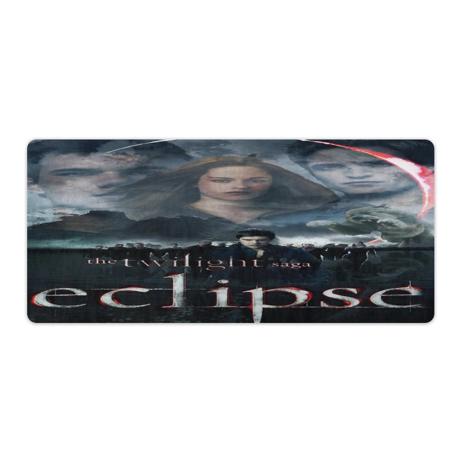 Twilight Saga Large Gaming Mouse Pad for Laptop Computer Rubber Edge ...