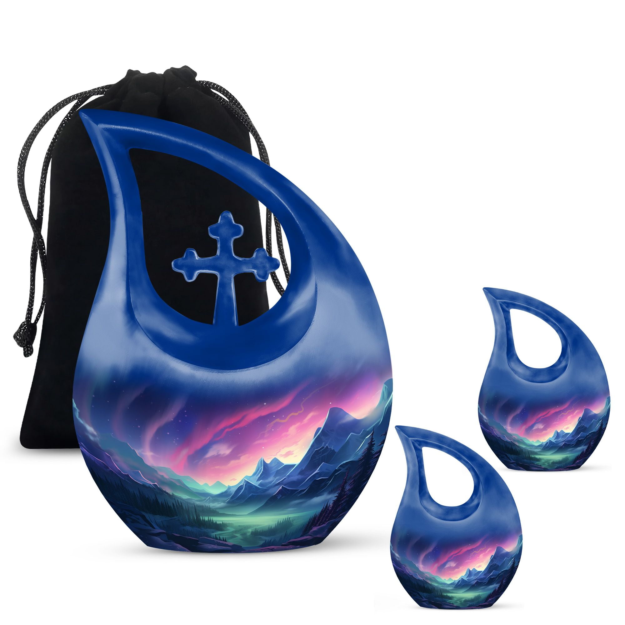 Twilight Serenade Alpine Valley Urn - Keepsake Urns For Ashes Small ...