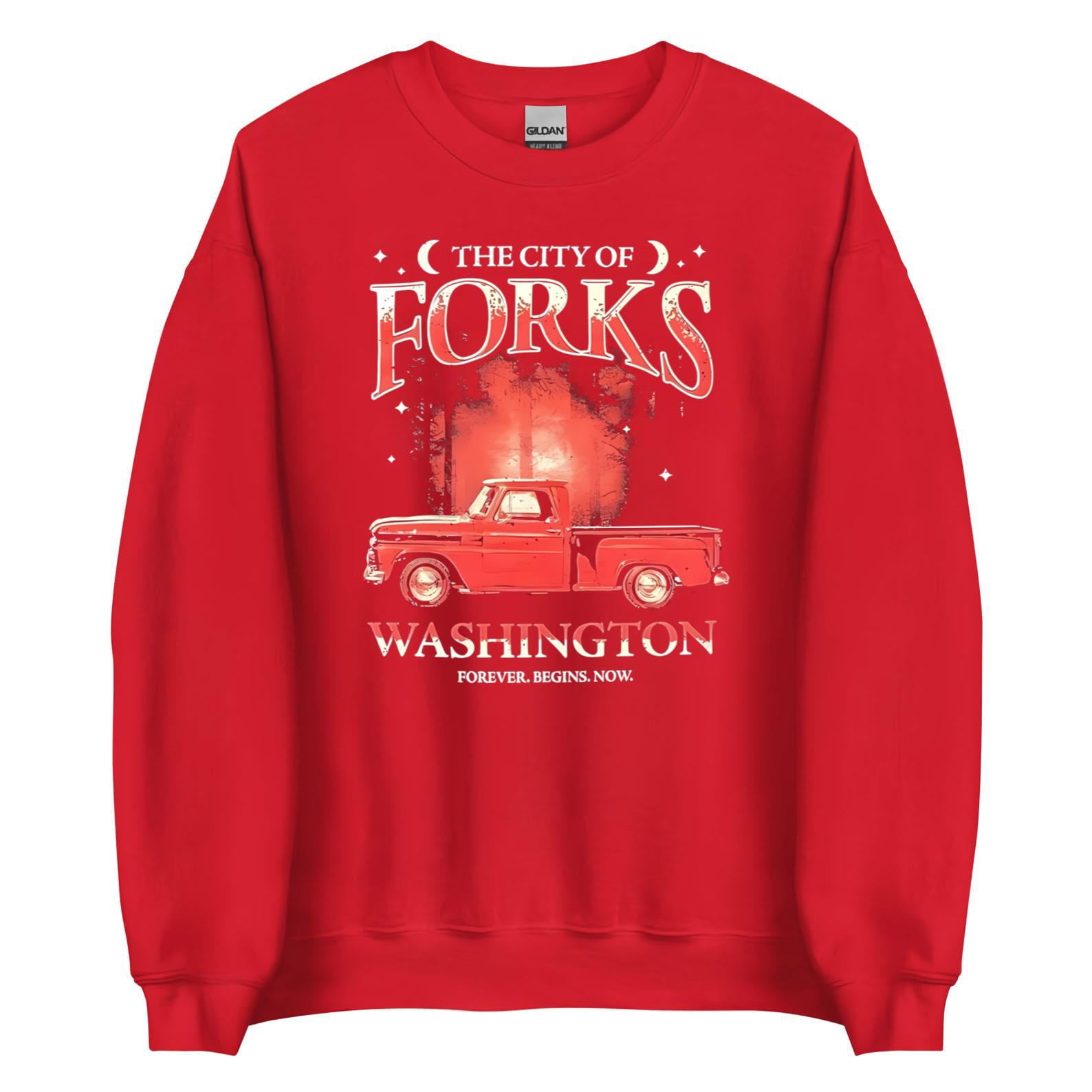 Twilight The City of Forks Forever Begins Now Graphic Shirt-TH39030 ...