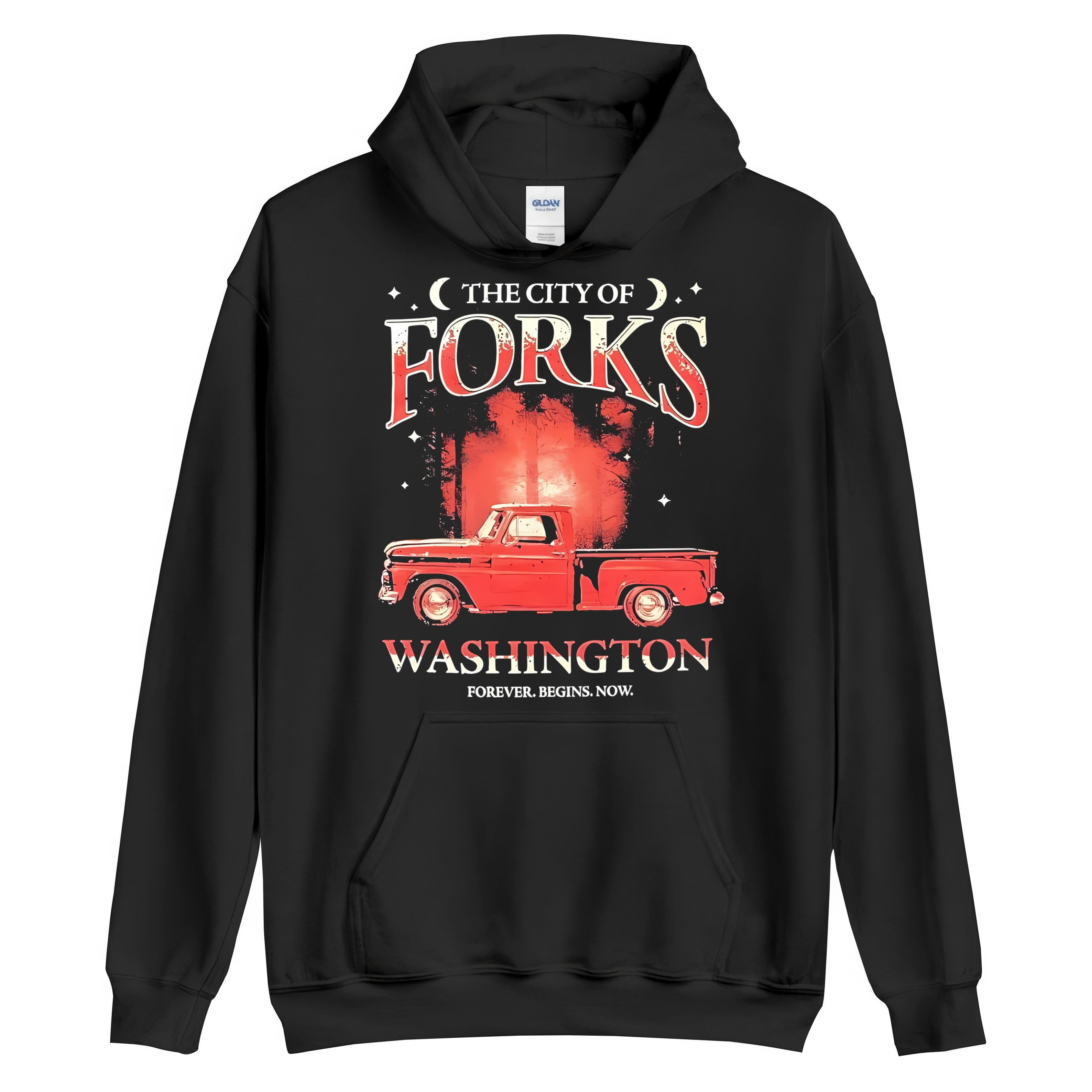 Twilight The City of Forks Forever Begins Now Graphic Shirt-TH39030 ...