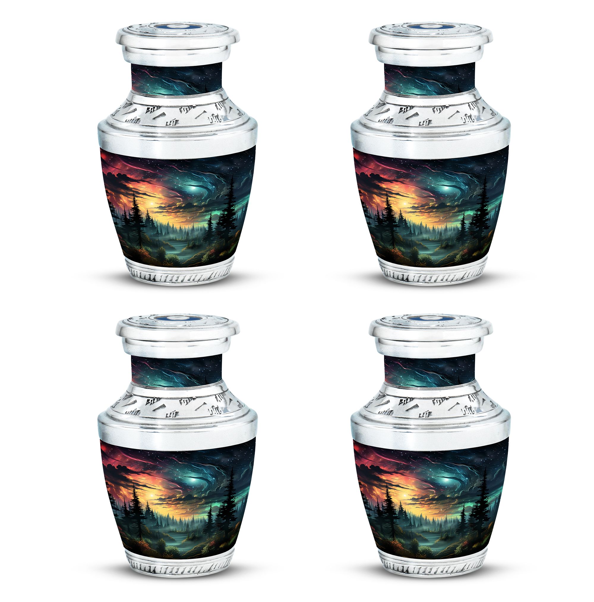 Twilight Whispers in Enchanted Forest - Petite Urn for Human Ashes ...