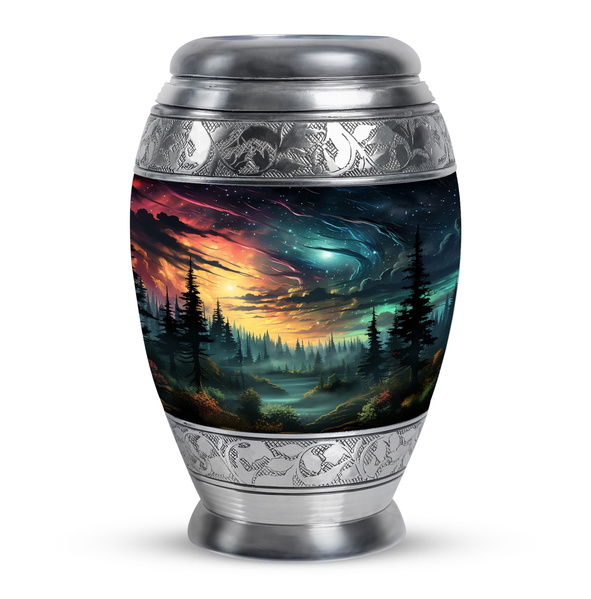 Twilight Whispers In Enchanted Forest - Small Decorative Memorial Urn ...