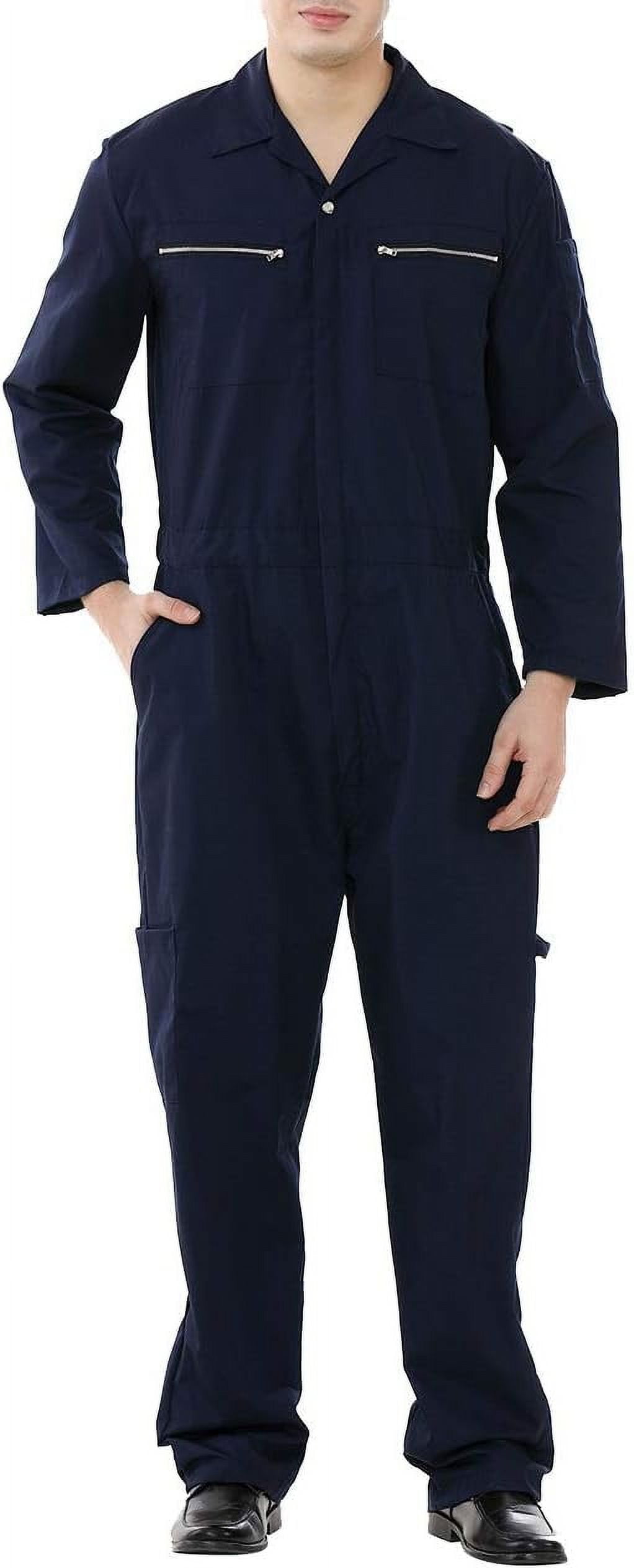 Twill Action Back Coveralls Zipper Coverall Regular - Walmart.com
