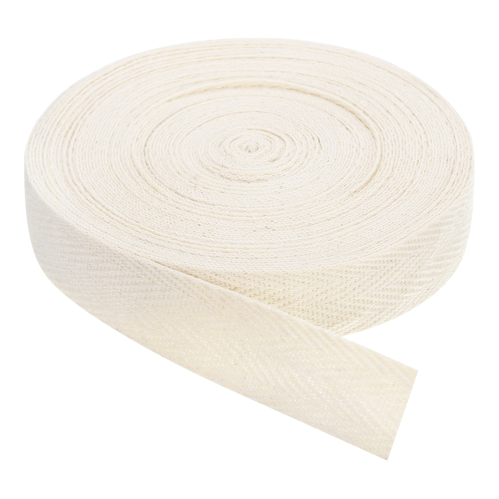 Twill Tape, 1Pack 11 Yard x 20mm - Cotton Fabric Ribbon, Roll ...