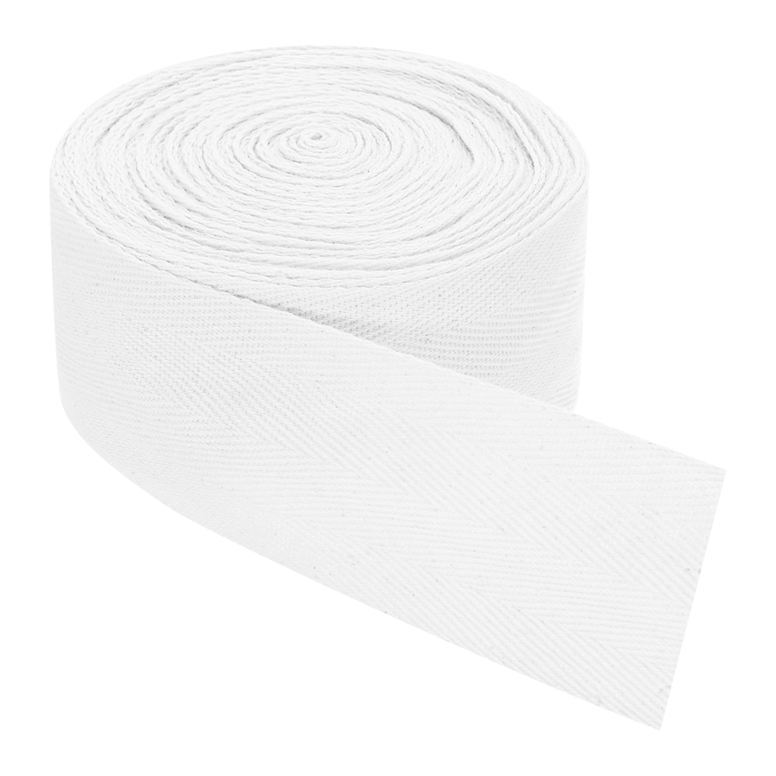 Twill Tape, 1Pack 11 Yard x 50mm - Cotton Fabric Ribbon, Roll ...