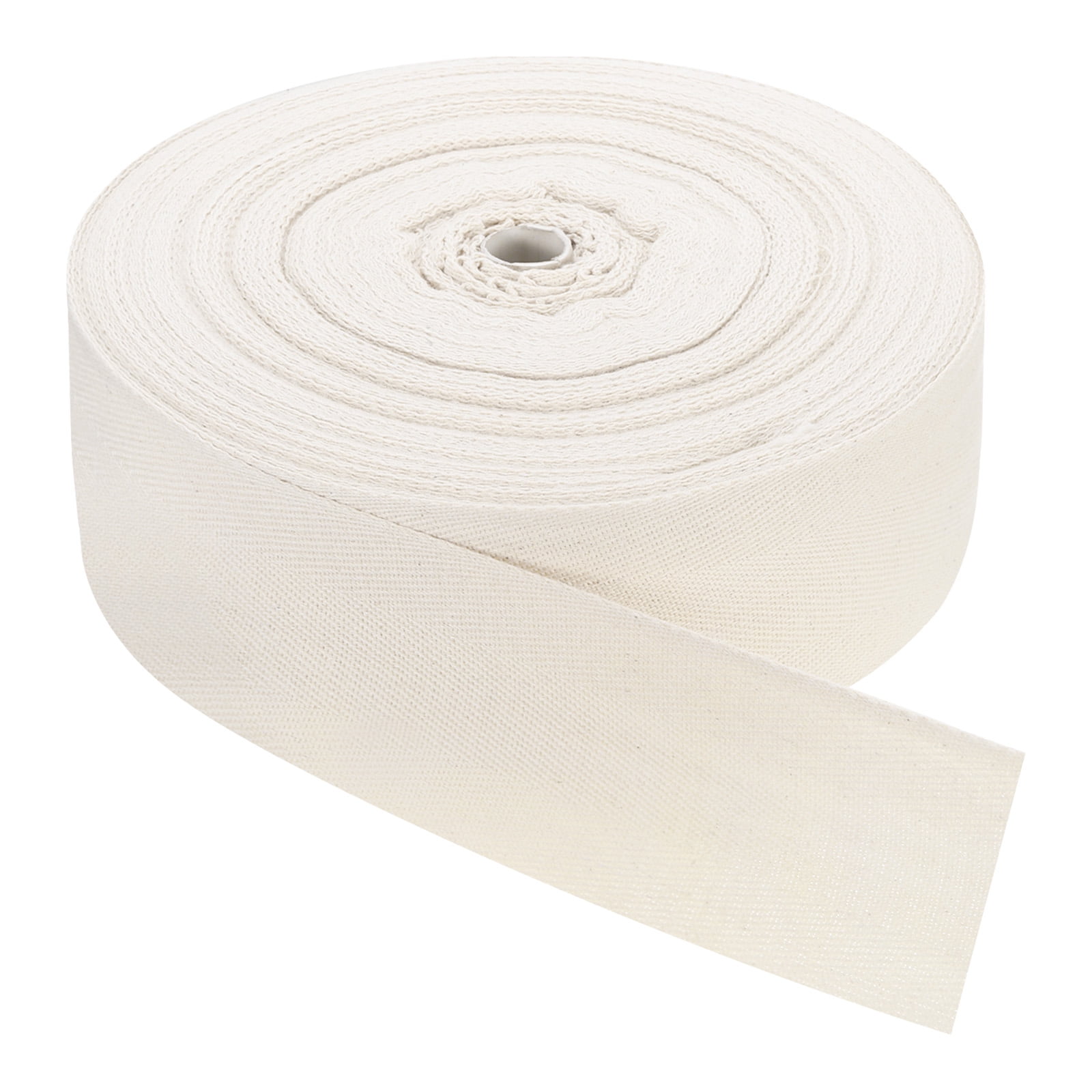 Twill Tape, 1Pack 45 Yard x 70mm - Cotton Fabric Ribbon, Roll ...