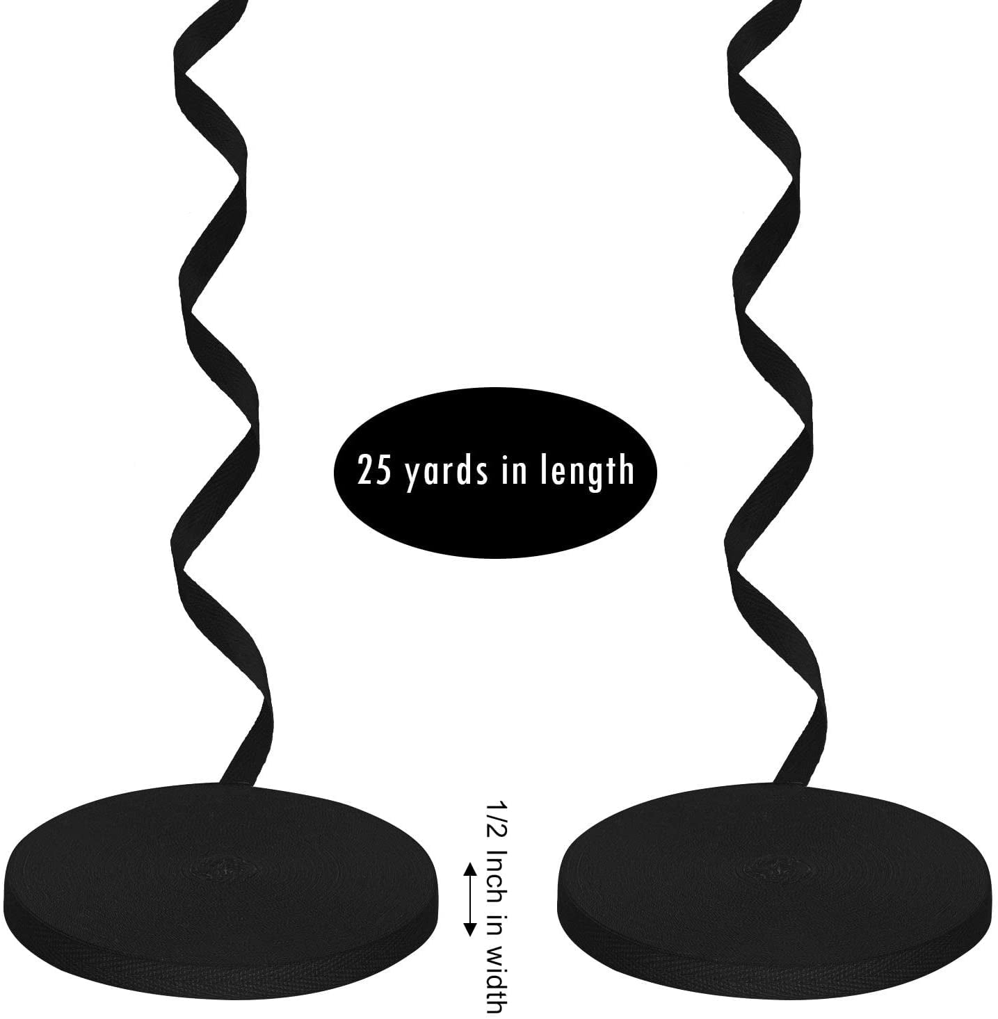 Twill Tape Ribbon Soft Natural Twill Tape Herringbone Webbing Tape ...