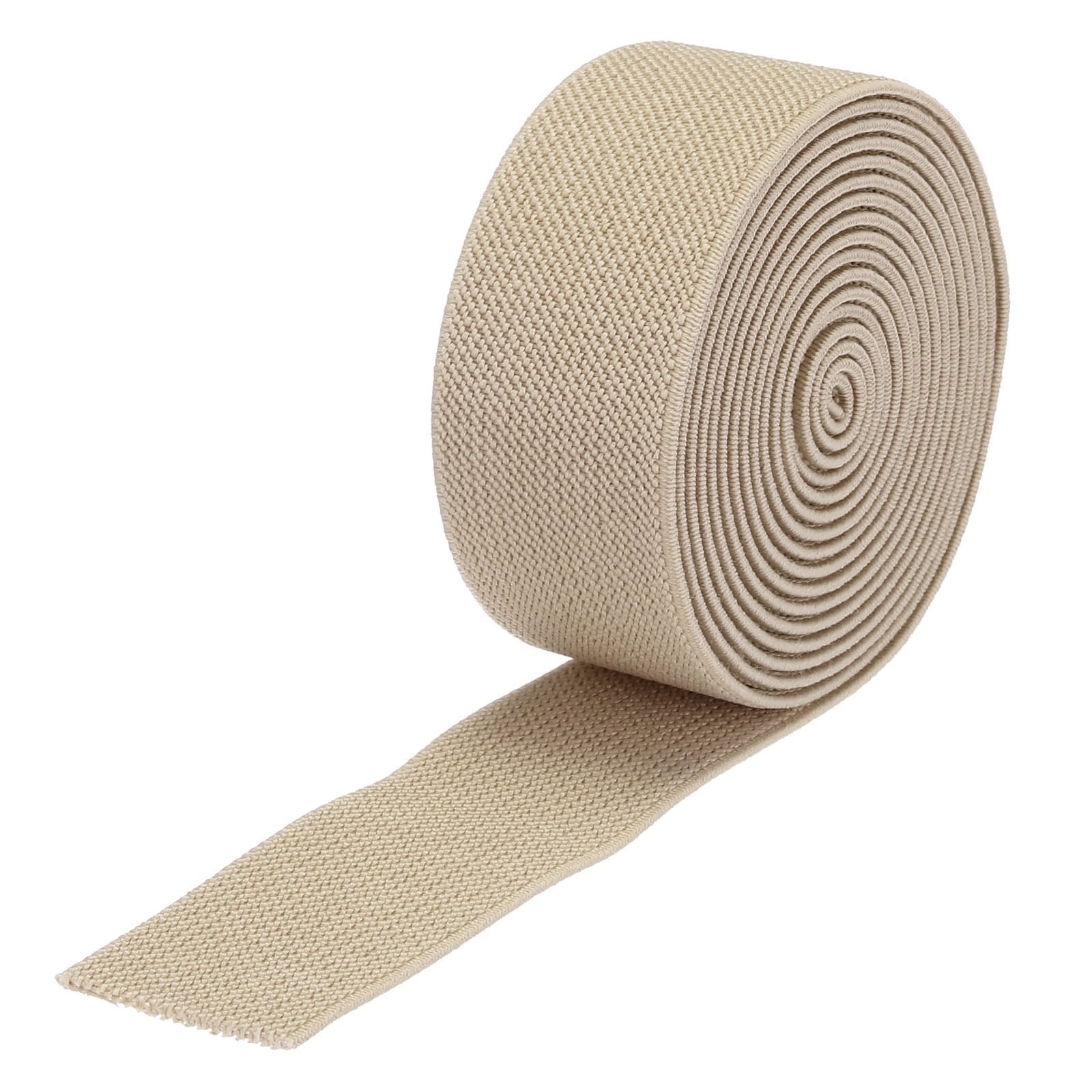 Uxcell Twill Elastic Band Double Side 1 Roll Flat Elastic Ribbon Cord ...