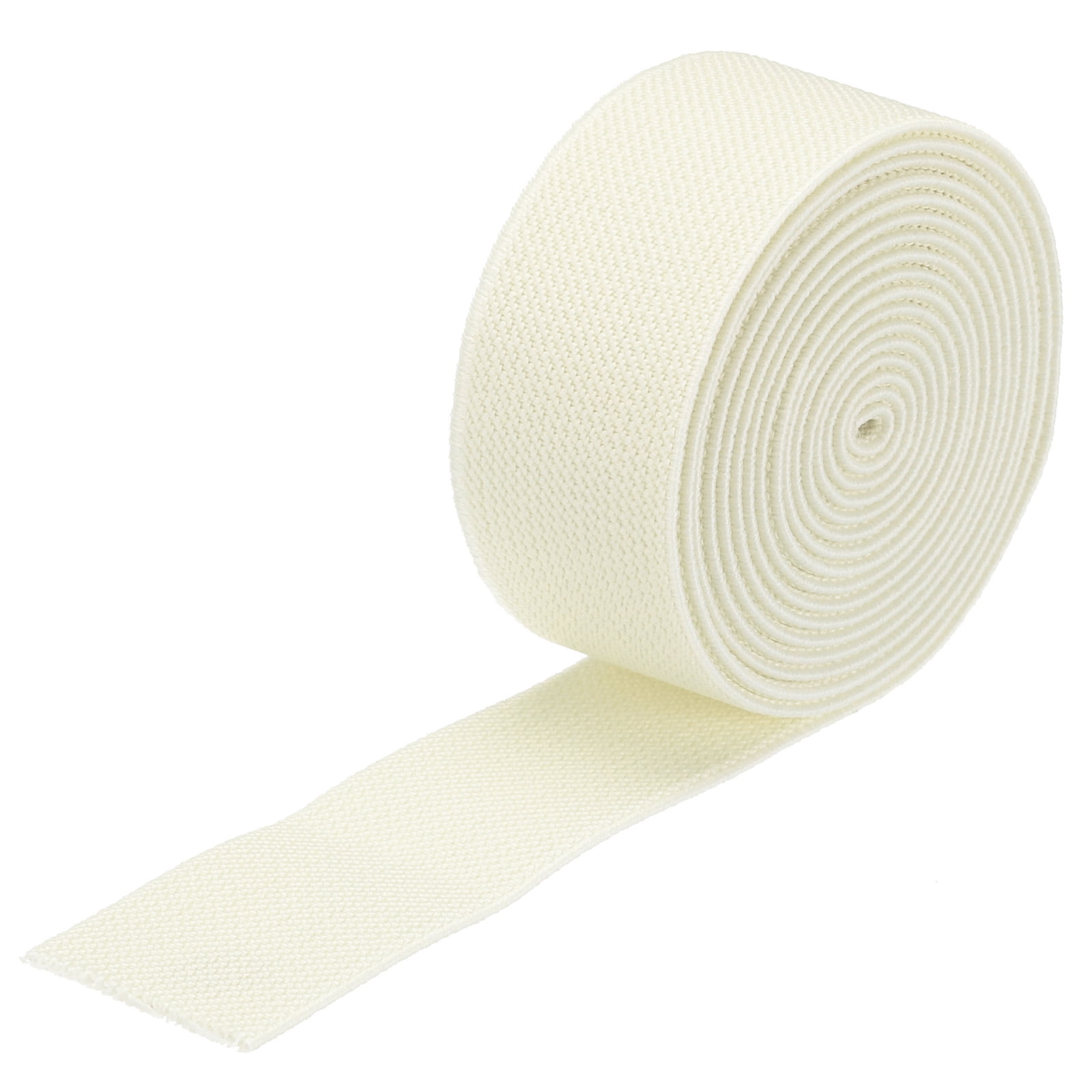 Uxcell Twill Elastic Band Double Side 1 Roll Flat Elastic Ribbon Cord ...