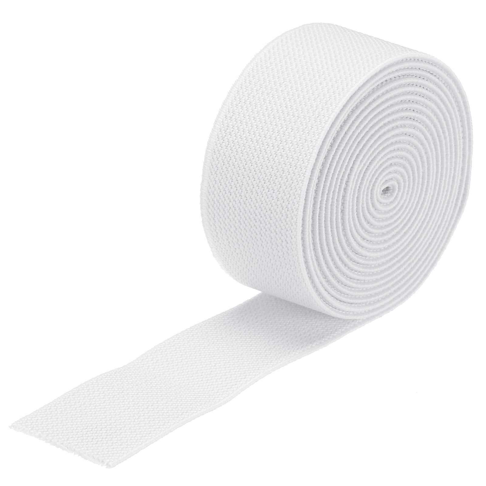 Uxcell Twill Elastic Band Double Side 1 Roll Flat Elastic Ribbon Cord ...