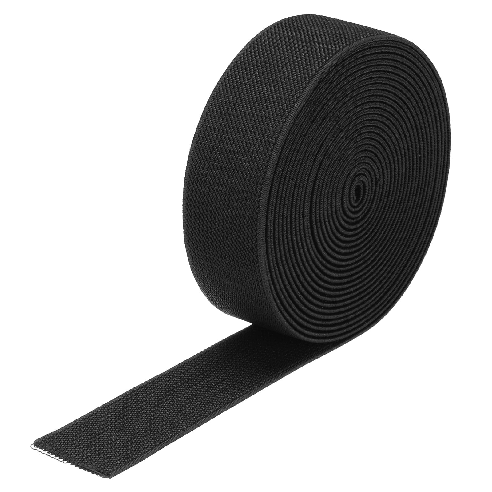 Uxcell Twill Elastic Band Double Side 1 Roll Flat Elastic Ribbon Cord ...