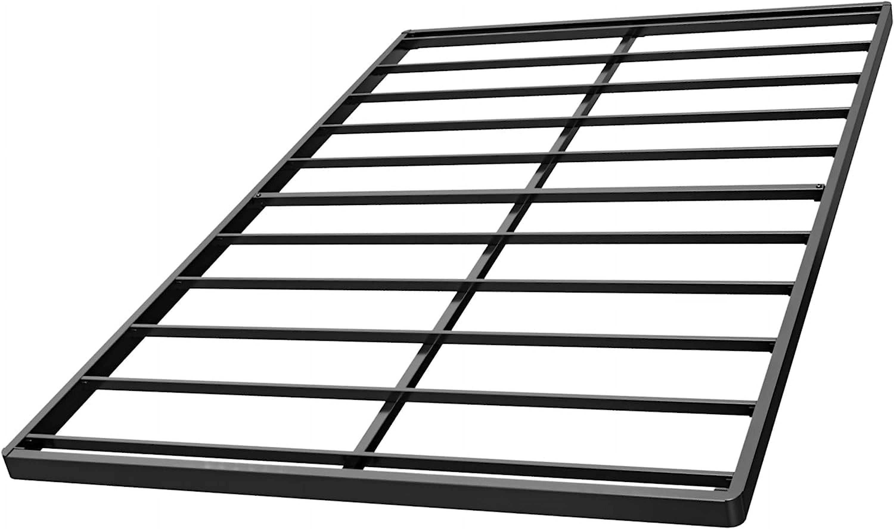 Twin 2 Inch Box Spring & Bed Slat Replacement/Metal Frame with Steel ...