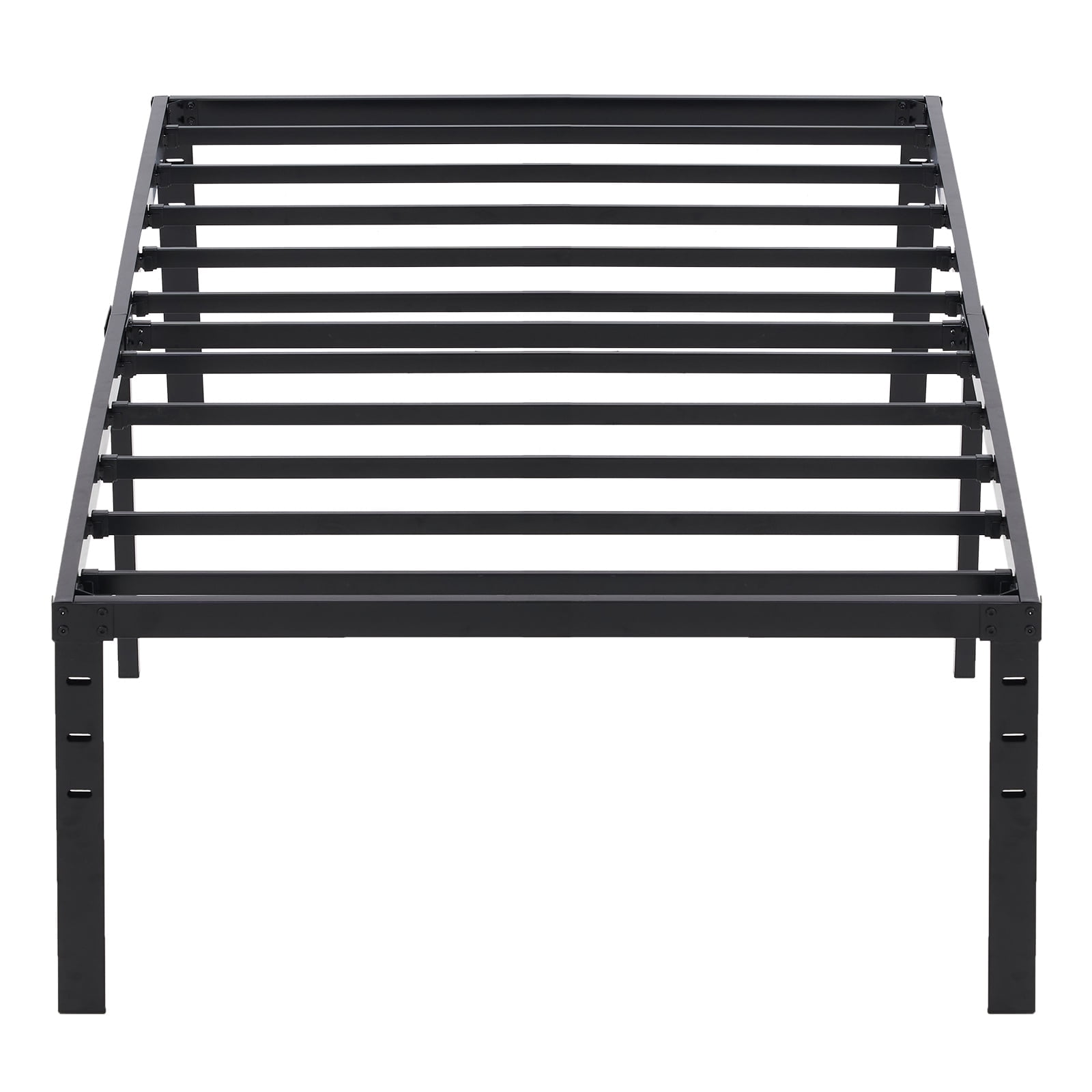 Twin Bed Frame, 18 inch Tall Metal Platform Bed Frame, Noise Free ...