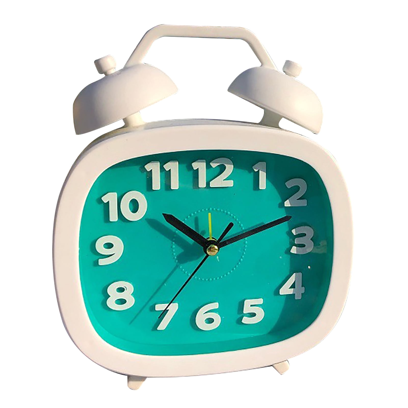 Twin Bell Loud Alarm Clock DIY Battery Powered Vertical Alarm Clock for ...