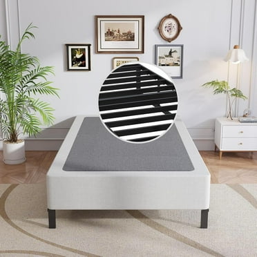 Box Springs Twin 9 Inch, Heavy Duty Metal Frame Mattress Foundation ...