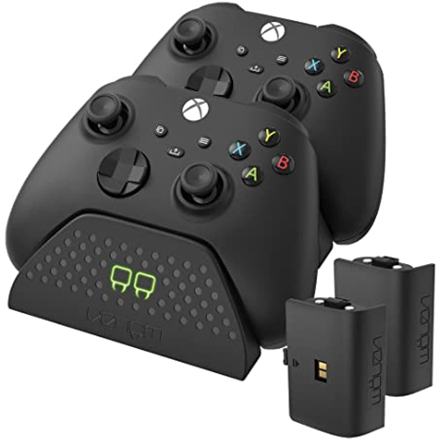 Twin Dock Charging Station with 2 x 850mAh Rechargeable Battery Packs ...