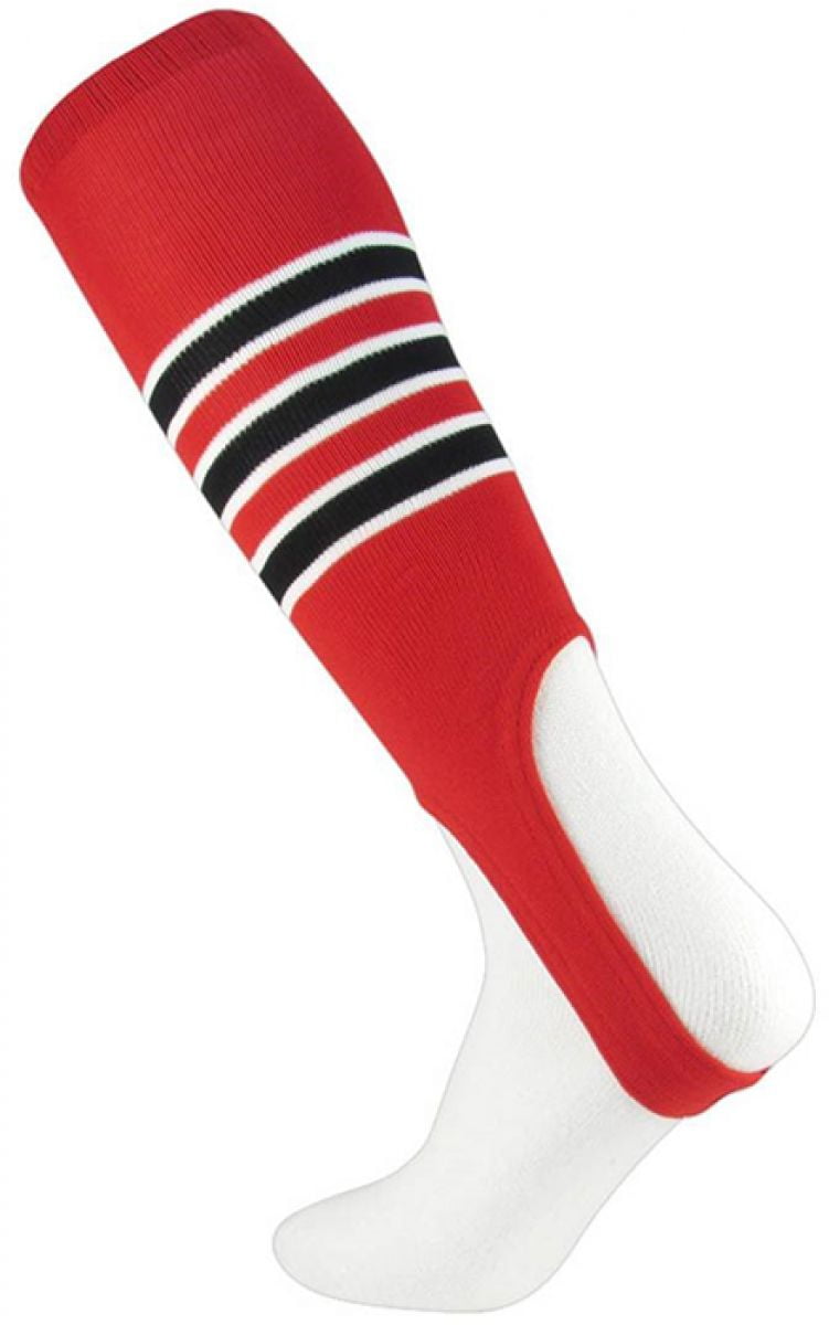 Twin City Adult 7" Stirrup Pattern Sock Scarlet/White/Black - Walmart.com