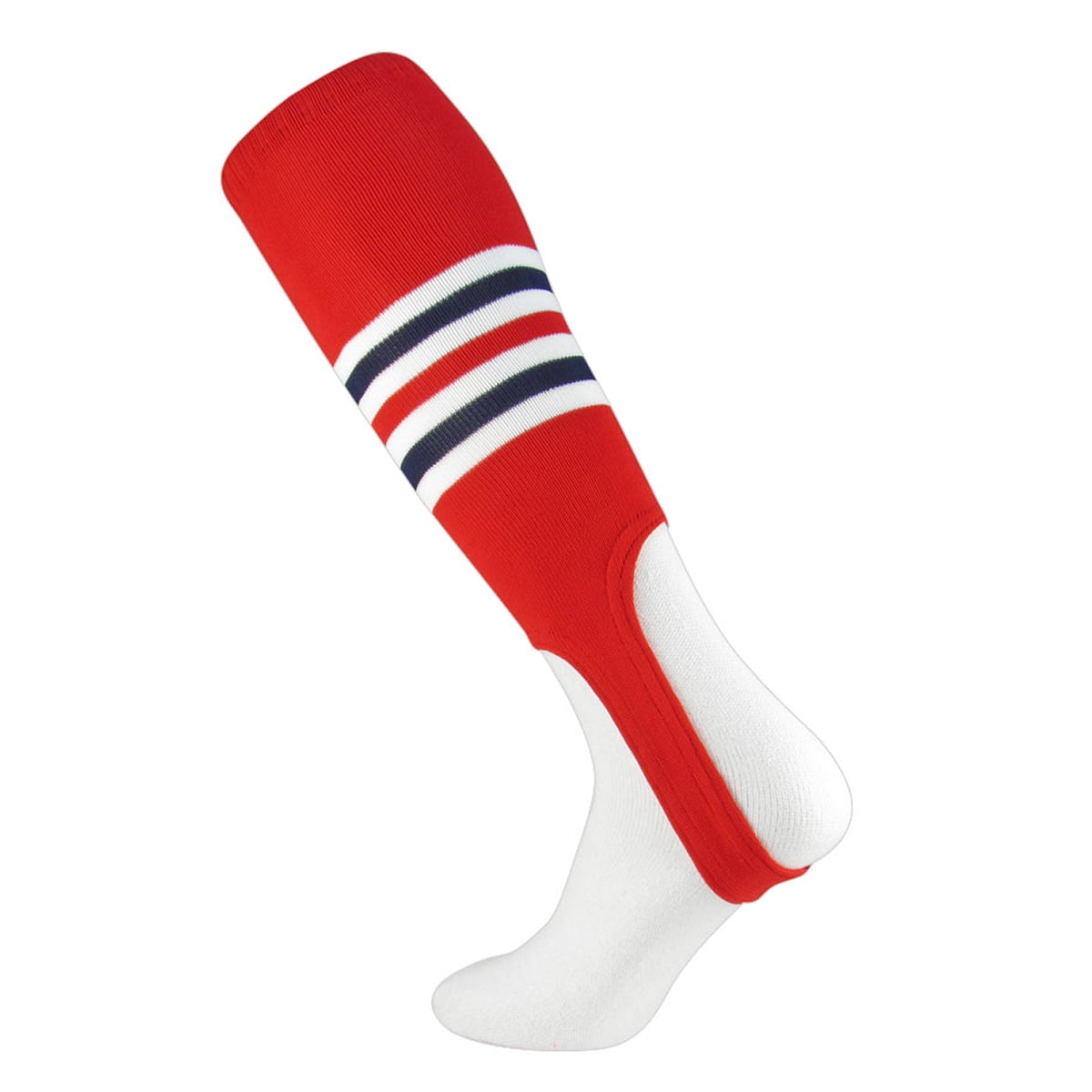 Twin City Adult 7" Stirrup Pattern Sock Scarlet | White | Navy ...