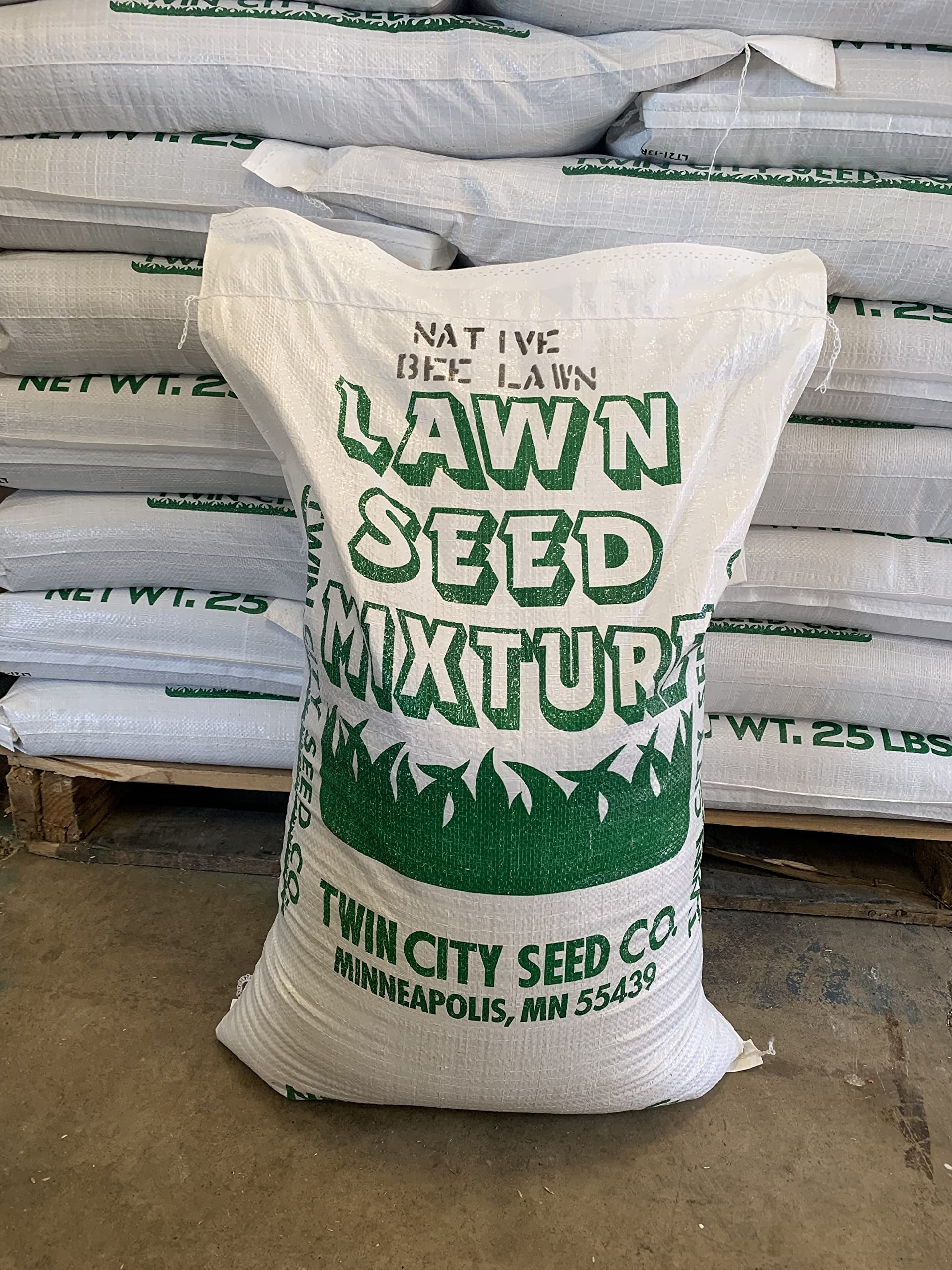 Twin City Seed Co. Native Bee Lawn H2FSDMix, Flower Mixture, 25 lb Bag ...