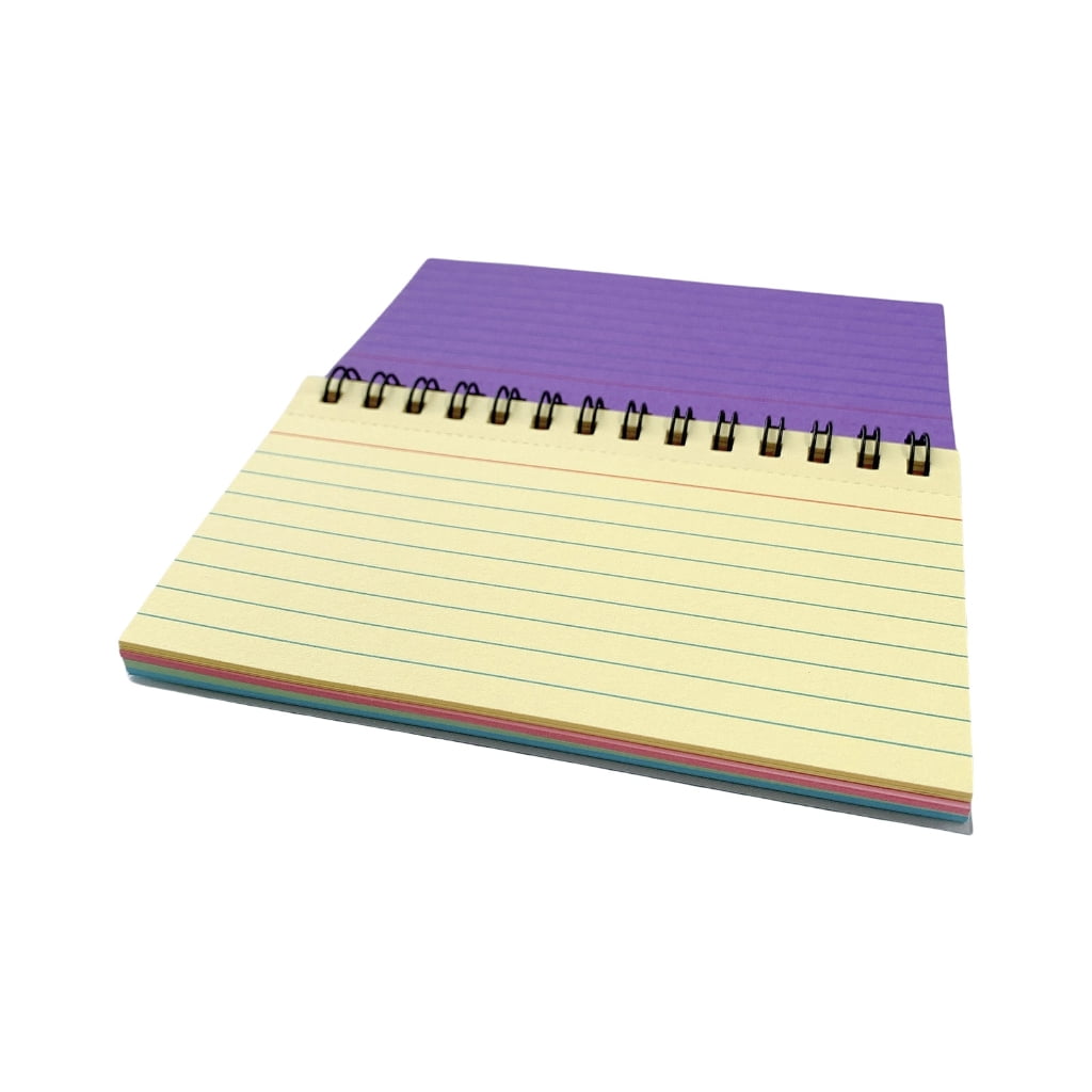 Twin Coil Binding Notepads 50 Sheets Lined Small Colorful Notepads ...