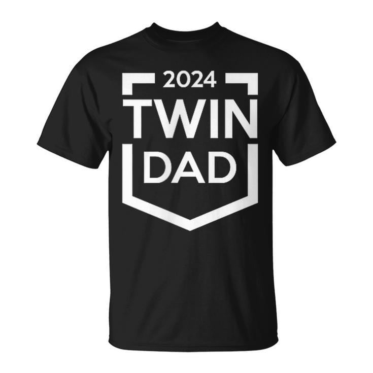 Twin Dad Est. 2024 T-Shirt – New Twin Dad To Be Graphic Tee for Men ...