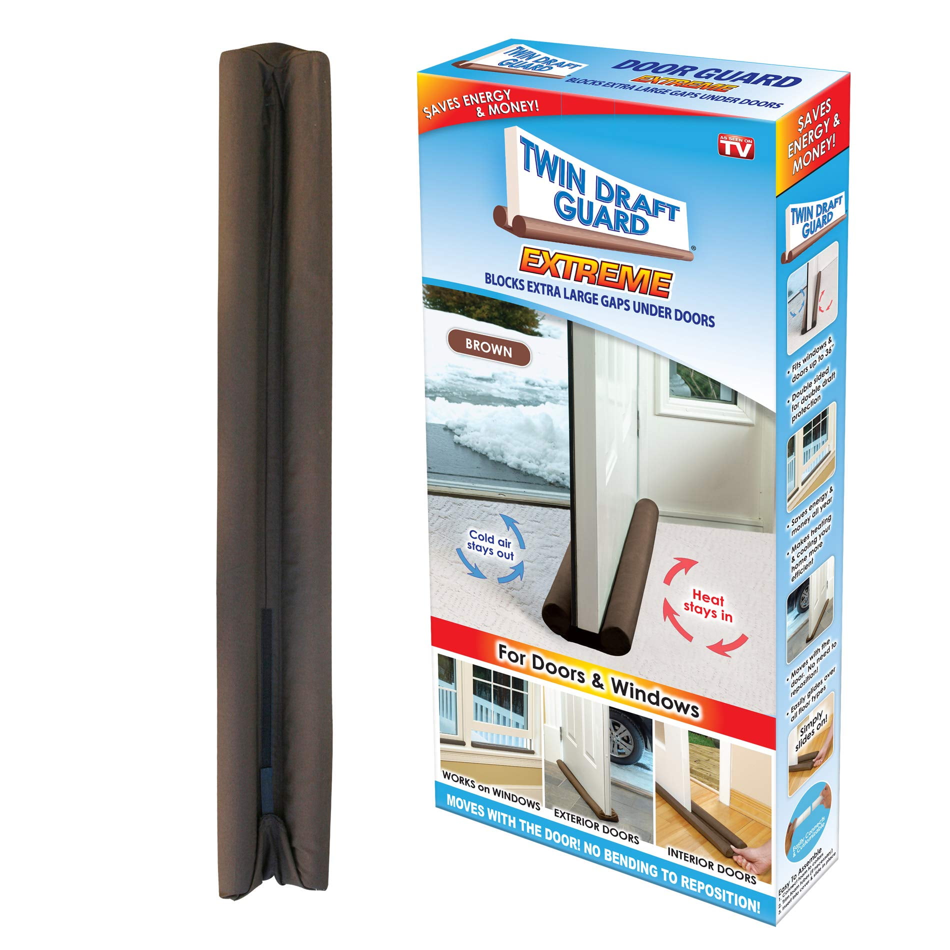 Twin Draft Guard Extreme Door Guard - Walmart.com
