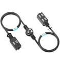 Twin Extension Cord Power Strip 12ft - 6 feet on Each Side - 6 ...