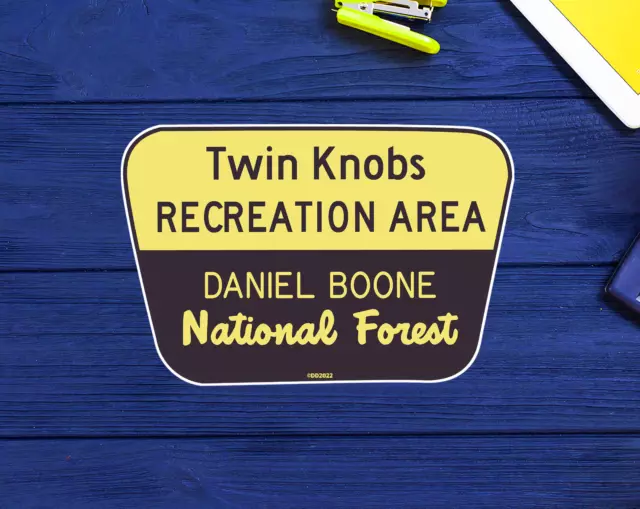 Twin Knobs Recreation Area Daniel Boone National Forest Decal Sticker ...