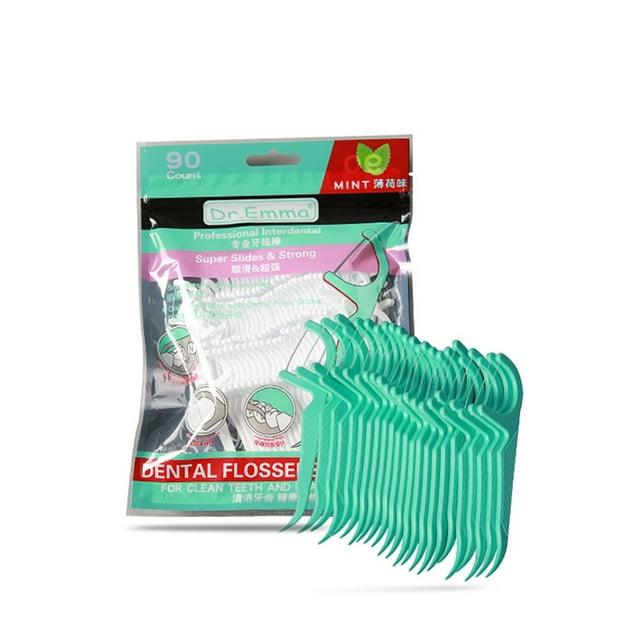 Twin-Line Plastic Dental Floss Picks for Tight Teeth, Advanced ...