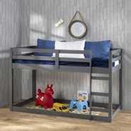 Powell Twin Loft Bed with Study and Basketball Hoop, Blue - Walmart.com
