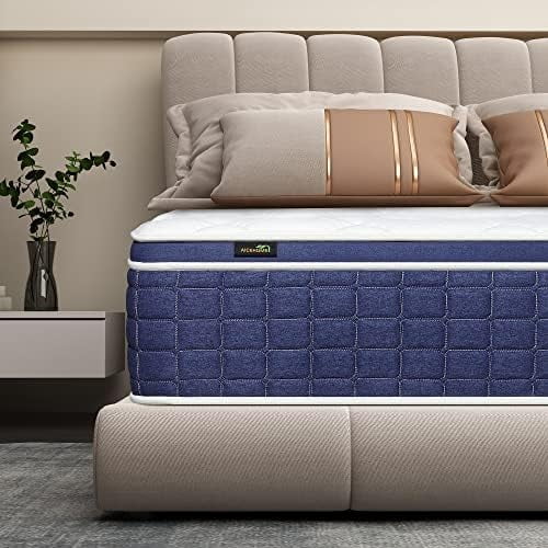 Twin Mattress,10 Inch Medium Firm Feel Hybrid Mattress in a Box, Gel ...