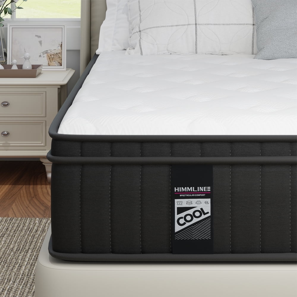 Twin Mattress, 10" Memory Foam Mattress in a Box, Pocket Spring Queen ...