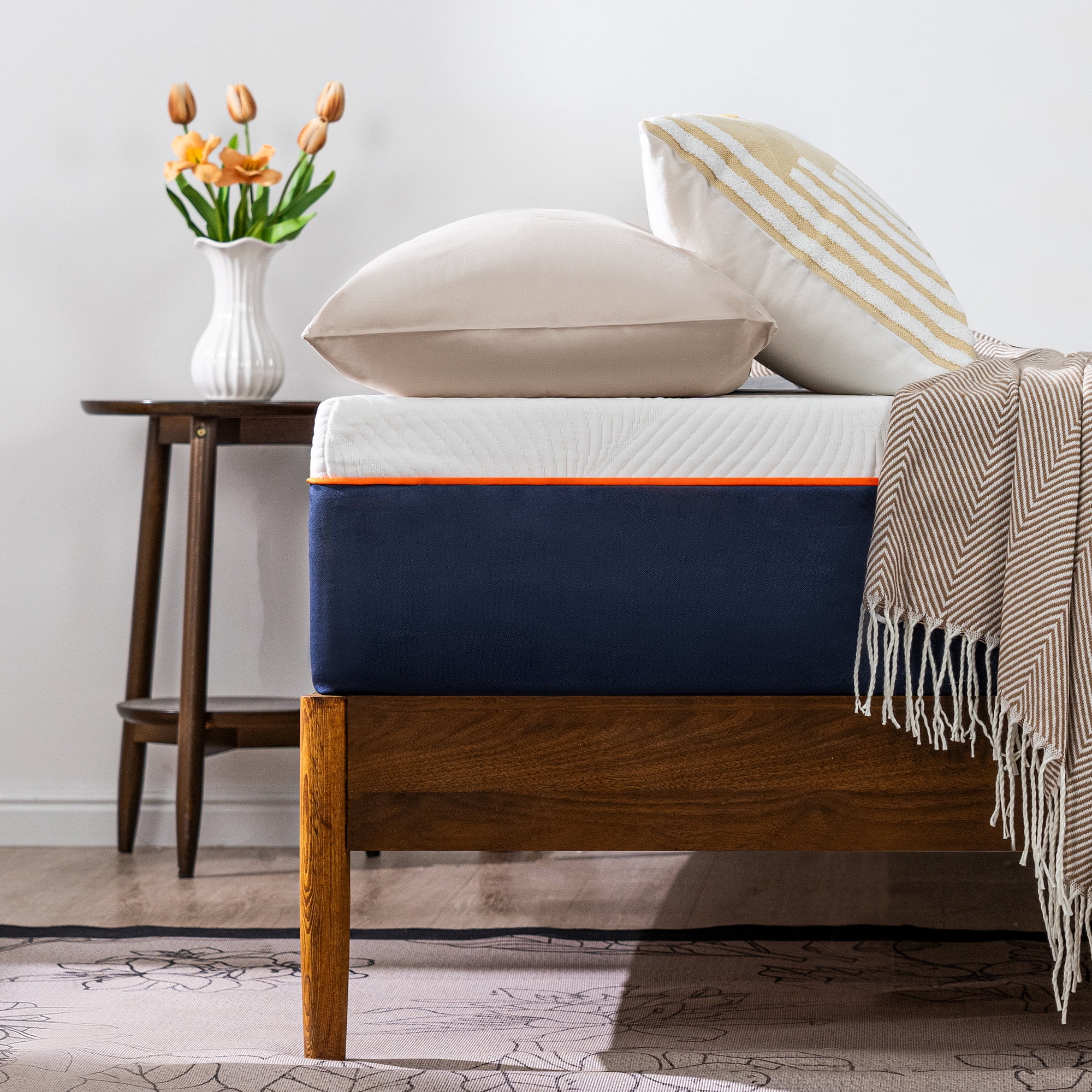 Twin Mattress, 12" Inch Twin Size Gel Memory Foam Mattress in a Box ...