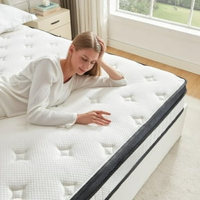 GAESTE 12 Full Size Memory Foam Mattress, Cooling Gel, Medium Firm ...