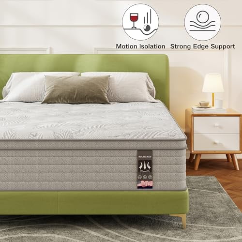 Twin Mattrress 14 Inch,Twin Memory Foam Mattress，Hybrid Twin Mattress ...