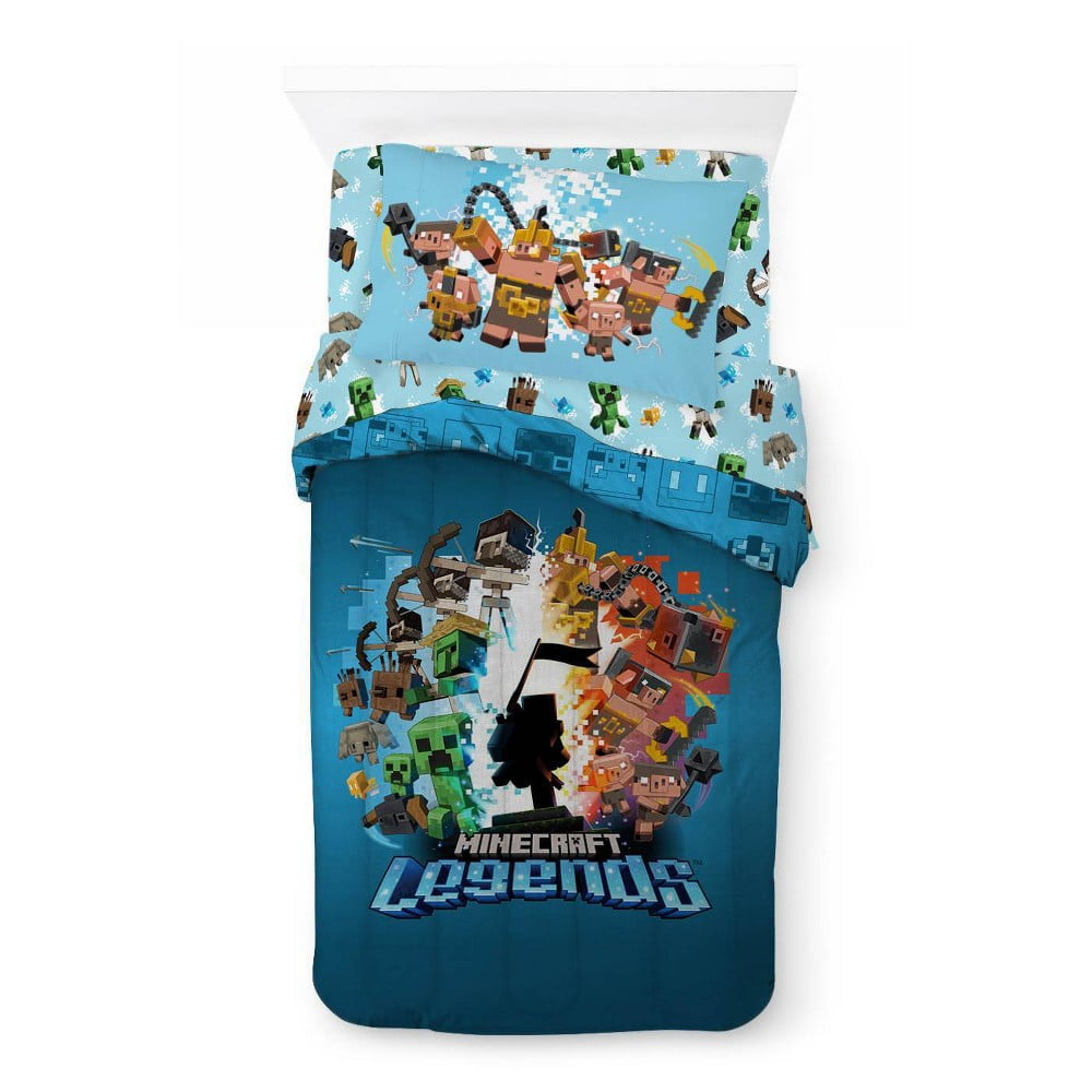 Twin Minecraft Legends Kids' Comforter - Walmart.com
