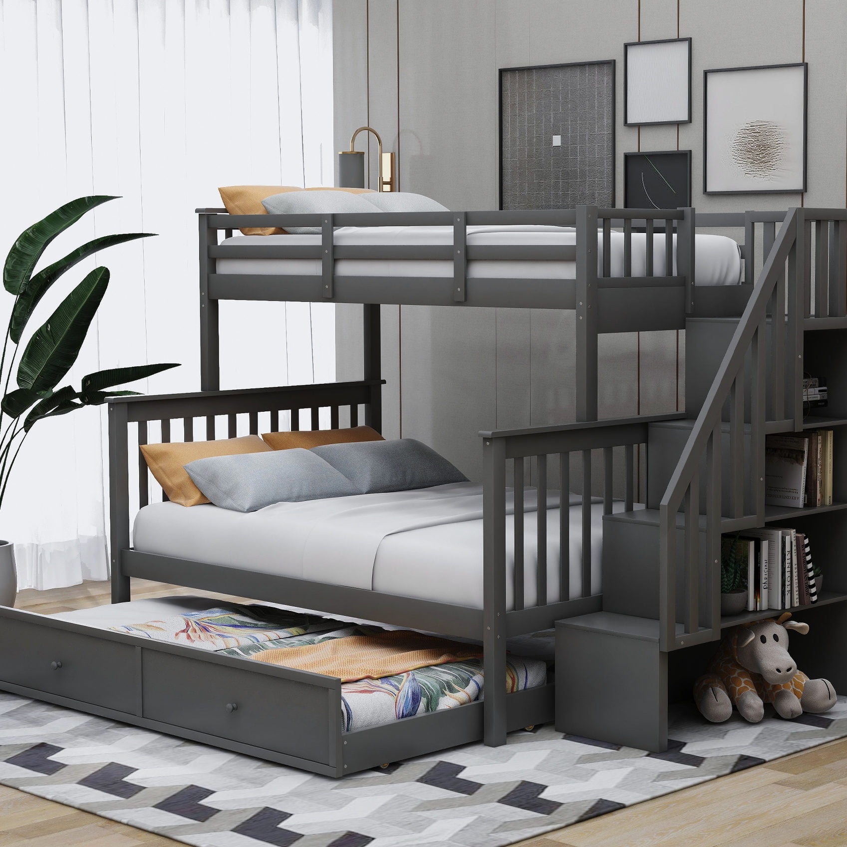 Stairway Twin Bunk Bed