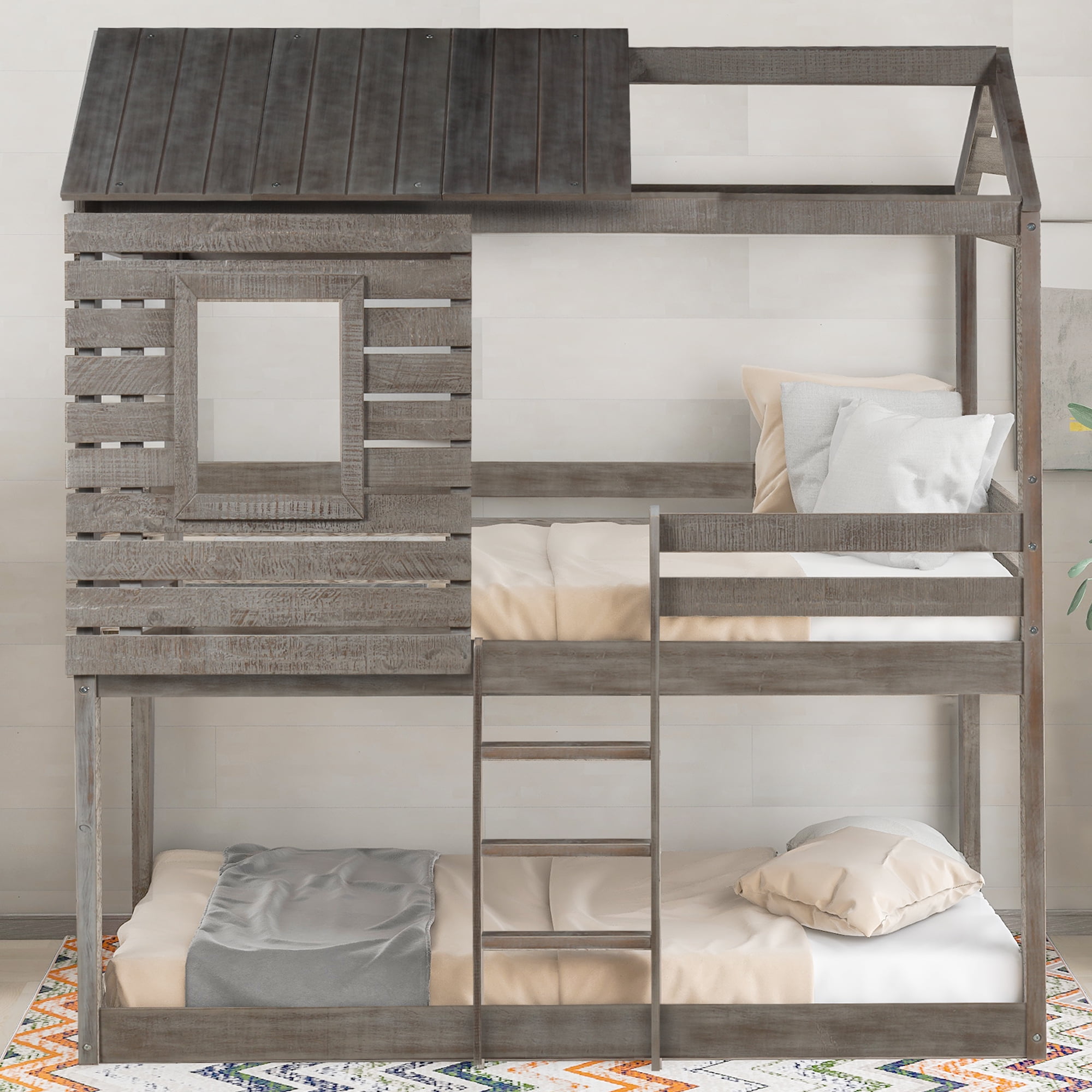 Double Deck Bed Wall