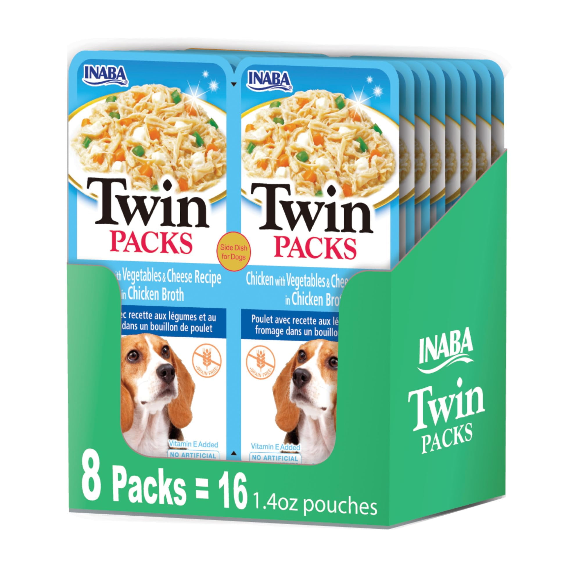 Twin Packs For Dogs, Shredded Chicken & Broth Gelée Side Dish/Topper ...