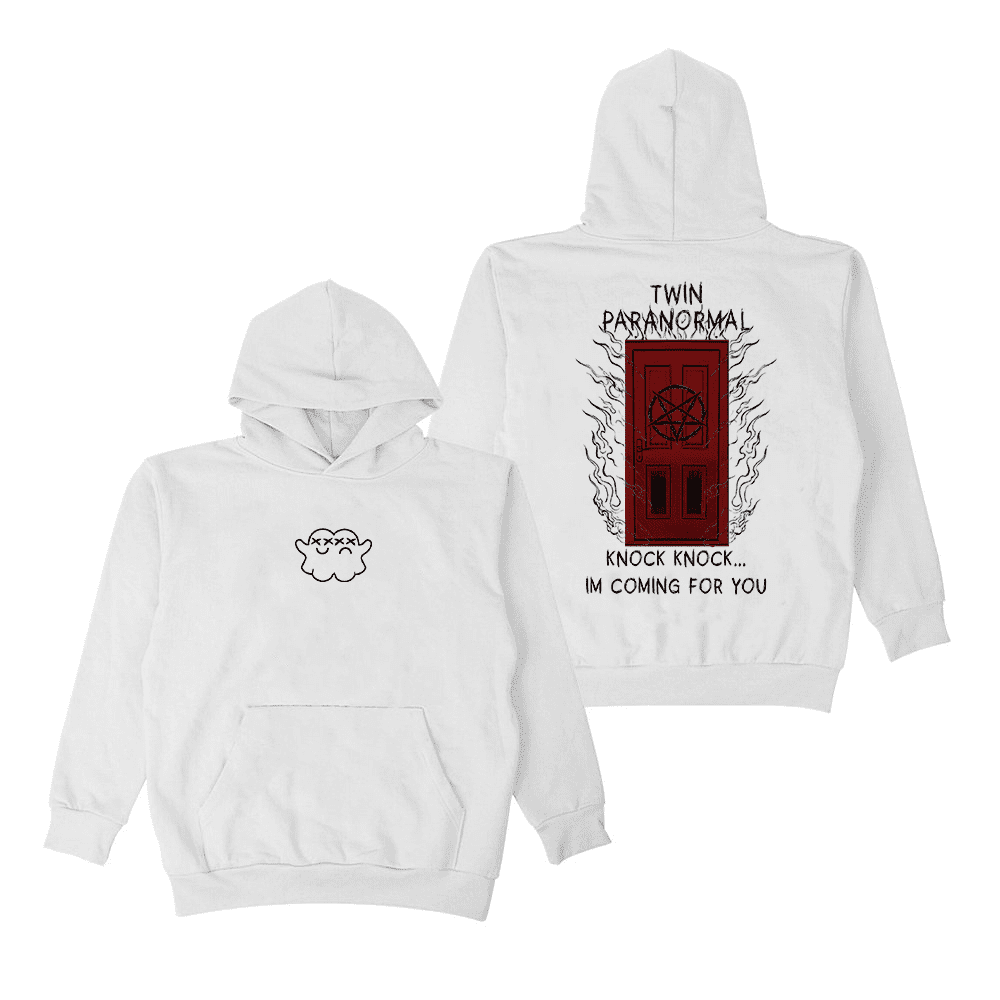 Twin Paranormal Door to Hell Merch Hoodie Long Sleeve Sweatshirt Men ...