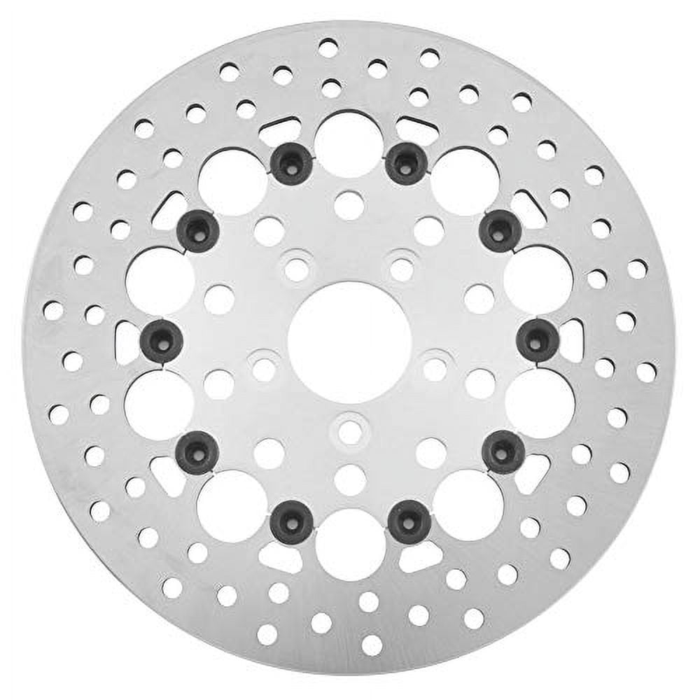 Twin Power Black Floating Rear 11.8" Disc Brake Rotor Fits Harley ...